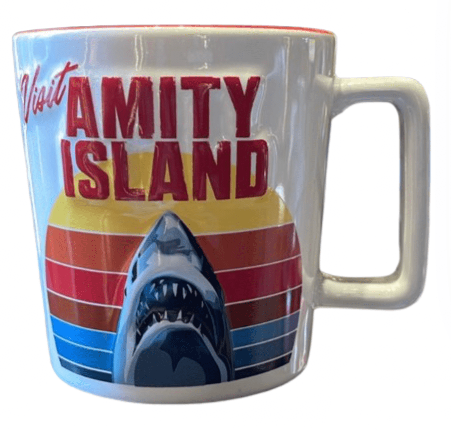 Universal Studios Jaws 50th Anniversary Visit Amity Island Coffee Mug ...