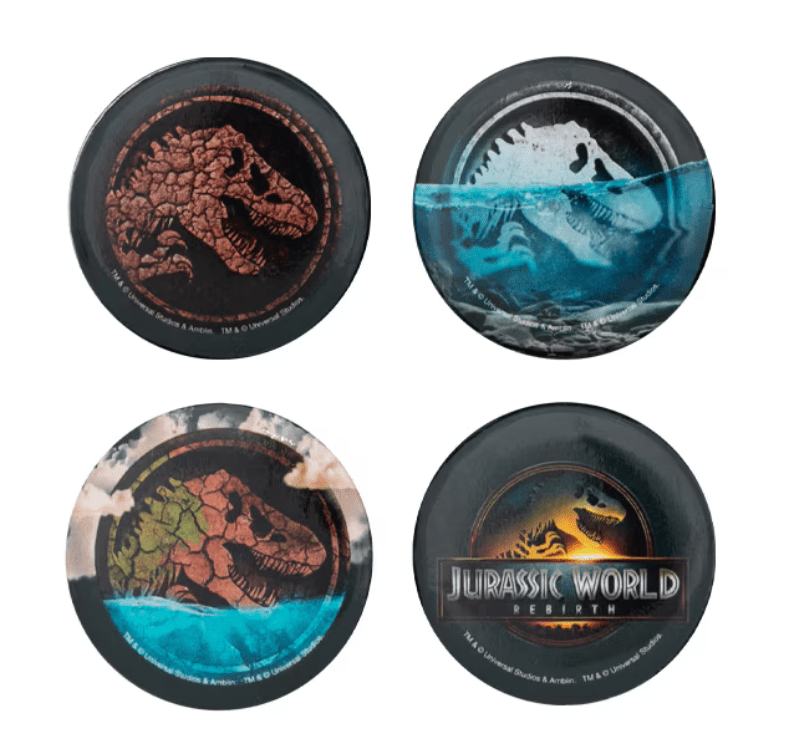 Universal Studios Jurassic World Rebirth Button Set New With Tag ...