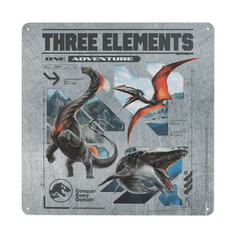 Universal Studios Jurassic World Rebirth Metal Wall Sign New With Tag ...