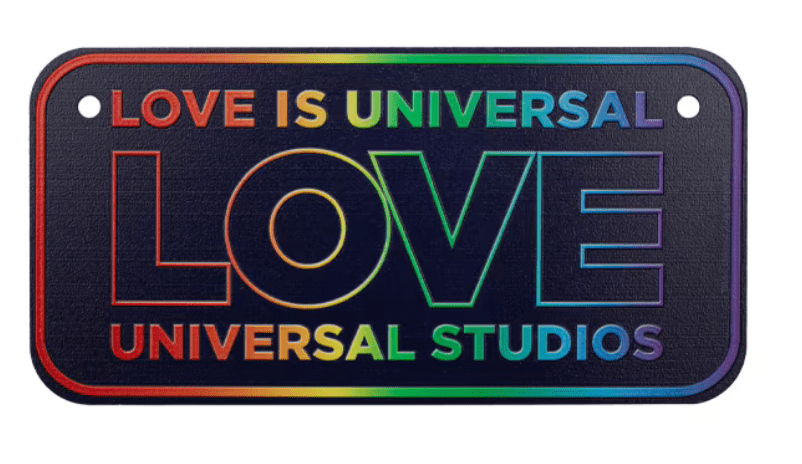 Universal Studios Love Is Universal License Plate Magnet New With Tag ...