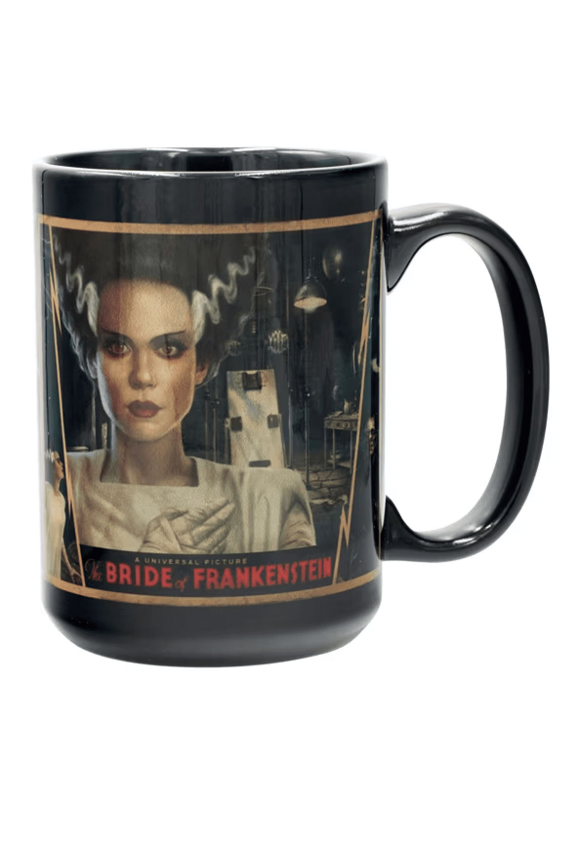Universal Studios Monsters Bride of Frankenstein Poster 16oz Coffee Mug ...