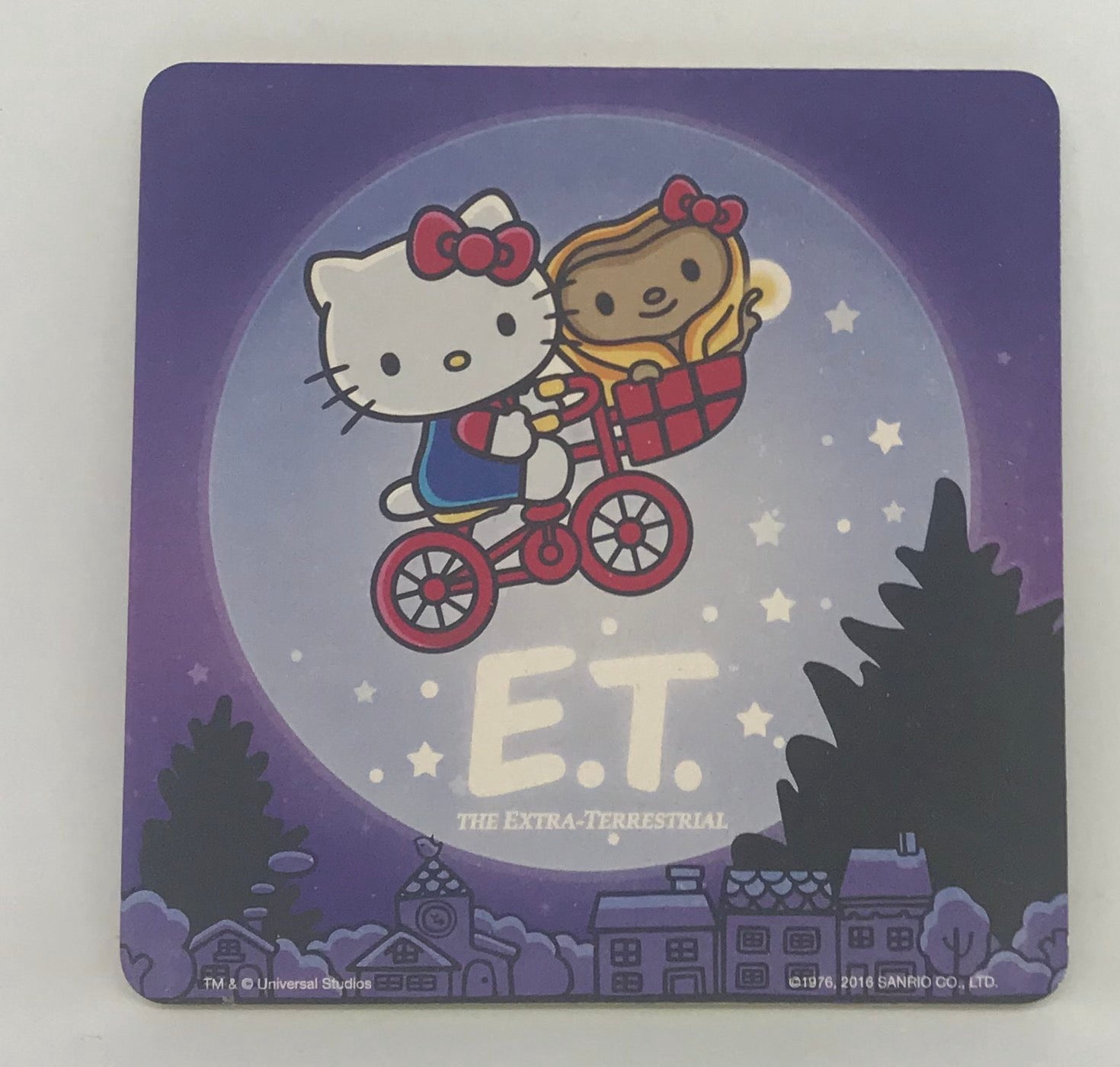 Sanrio Hello Kitty E.T. Ceramic Coaster - Universal Studios Desk Decor ...