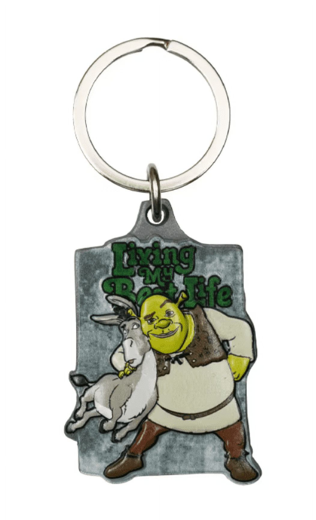 Universal Studios Shrek & Donkey "Living My Best Life" Keychain New ...