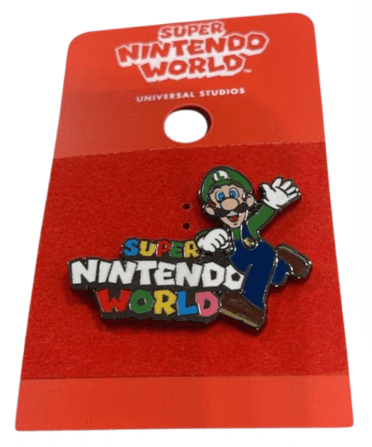 Universal Studios Super Nintendo World Logo Luigi Pin New With Tag ...