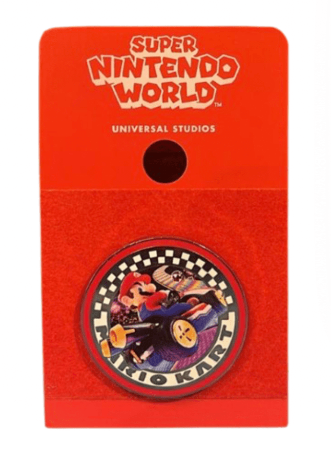 Universal Studios Super Nintendo World Mario Kart Pin New W Card ...
