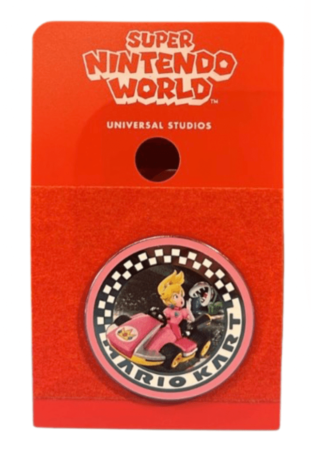 Universal Studios Super Nintendo World Mario Kart Princess Peach Pin ...