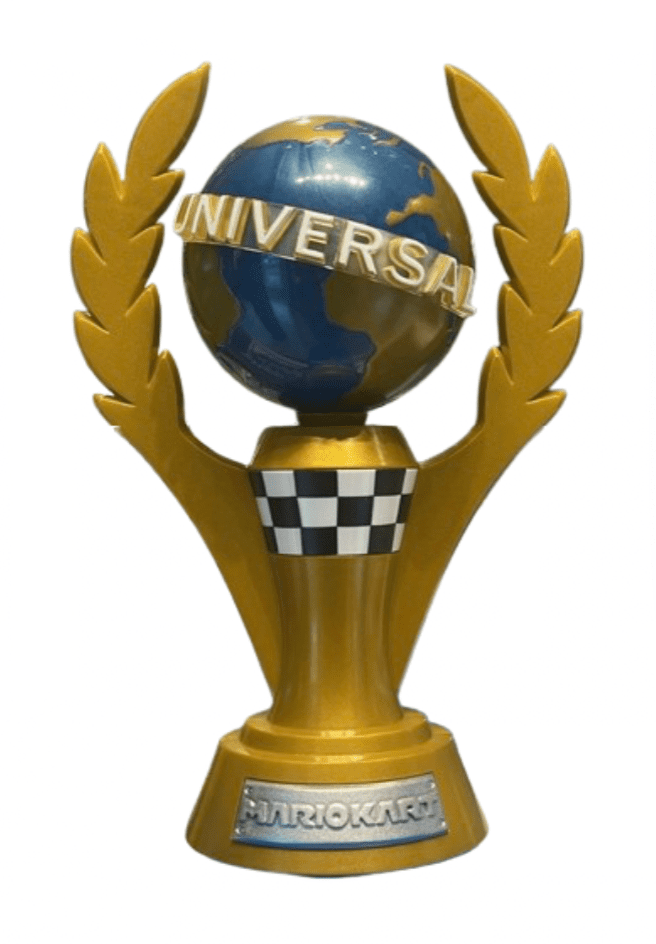 Universal Studios Super Nintendo World Mario Kart Universal Cup Trophy ...