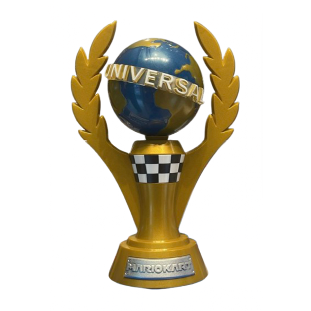 Universal Studios Super Nintendo World Mario Kart Universal Cup Trophy ...