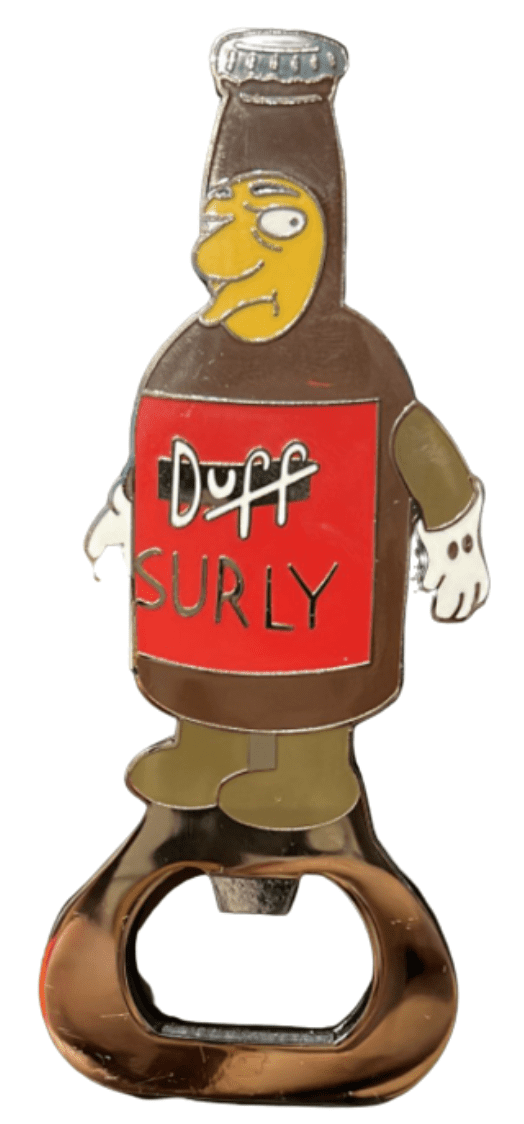 Universal Studios The Simpsons Duff Surly Bottle Opener Magnet New With ...