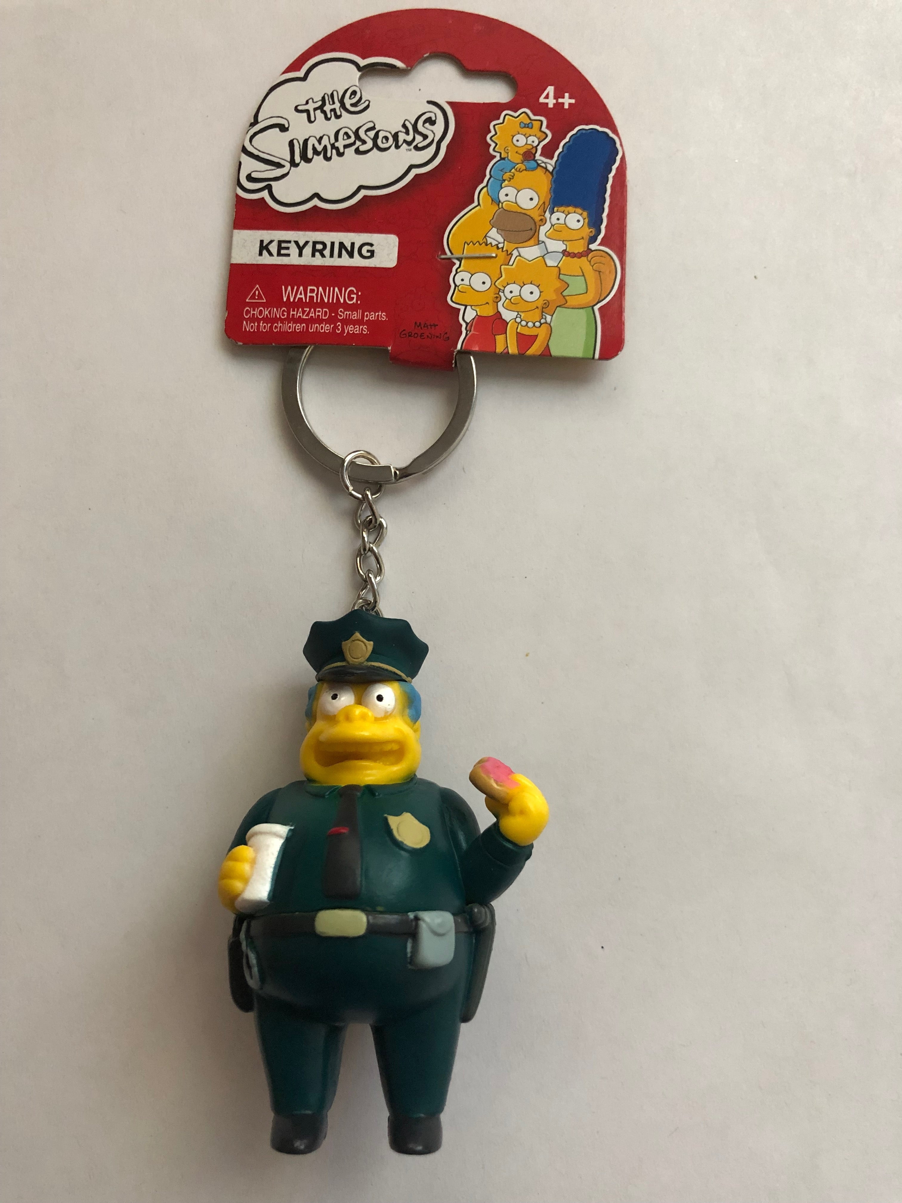 Universal Studios The Simpsons Policeman PVC Figural Keychain New with ...