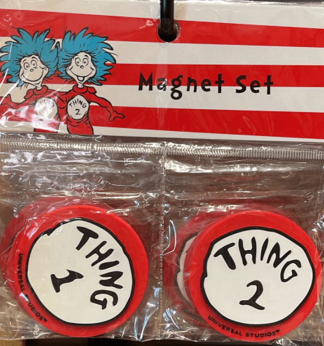 Universal Studios Thing 1 and 2 Magnet Set New With Tag - Walmart.com