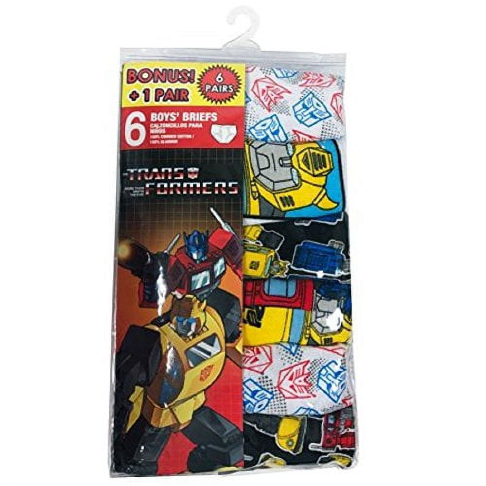 Universal Studios Transformers Boys Underwear, 6 Pack Boxer Briefs ...