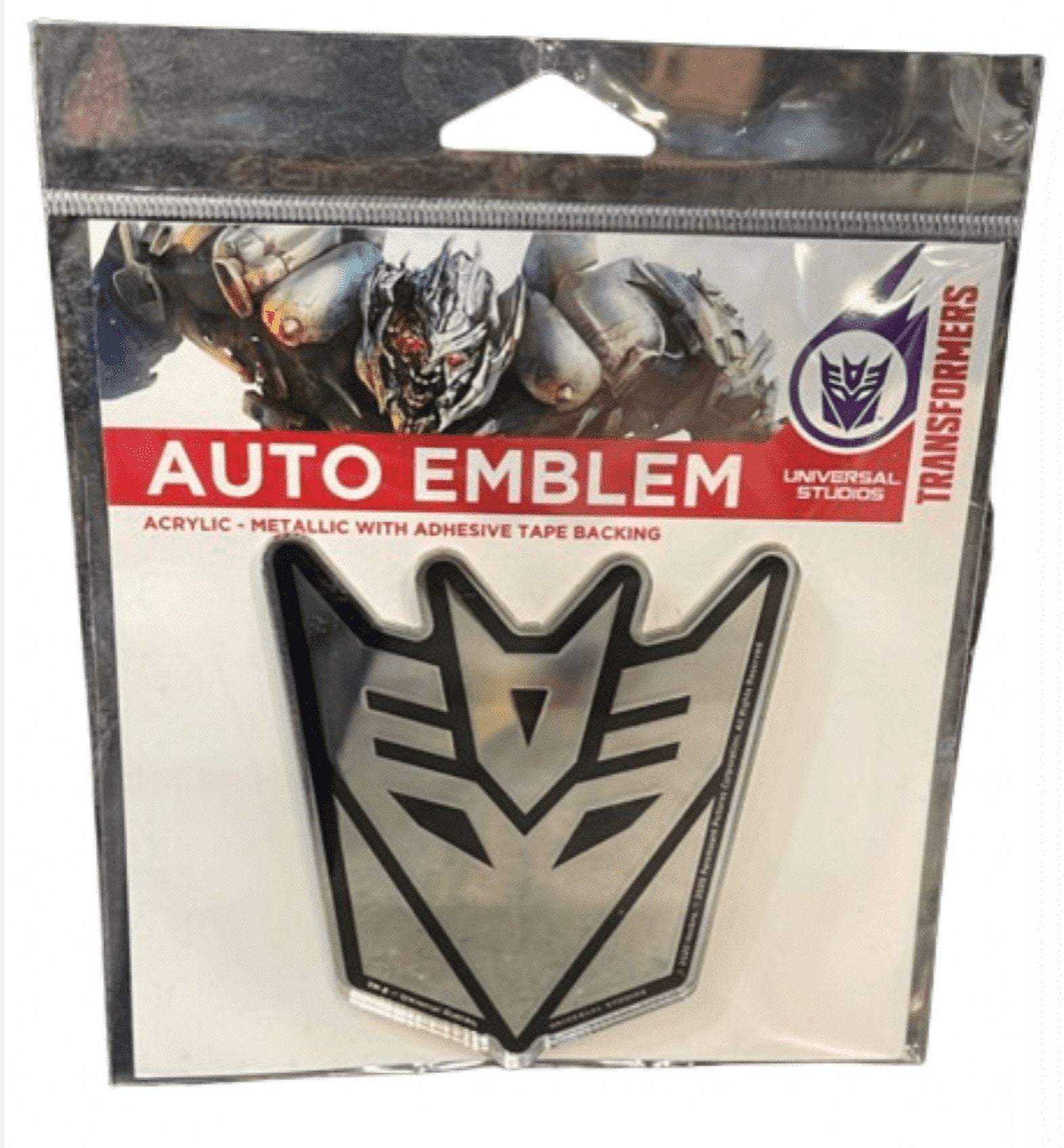 Universal Studios Transformers Deception Shield Auto Emblem New With ...