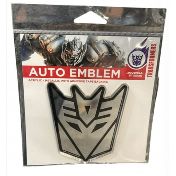 Universal Studios Transformers Deception Shield Auto Emblem New With ...