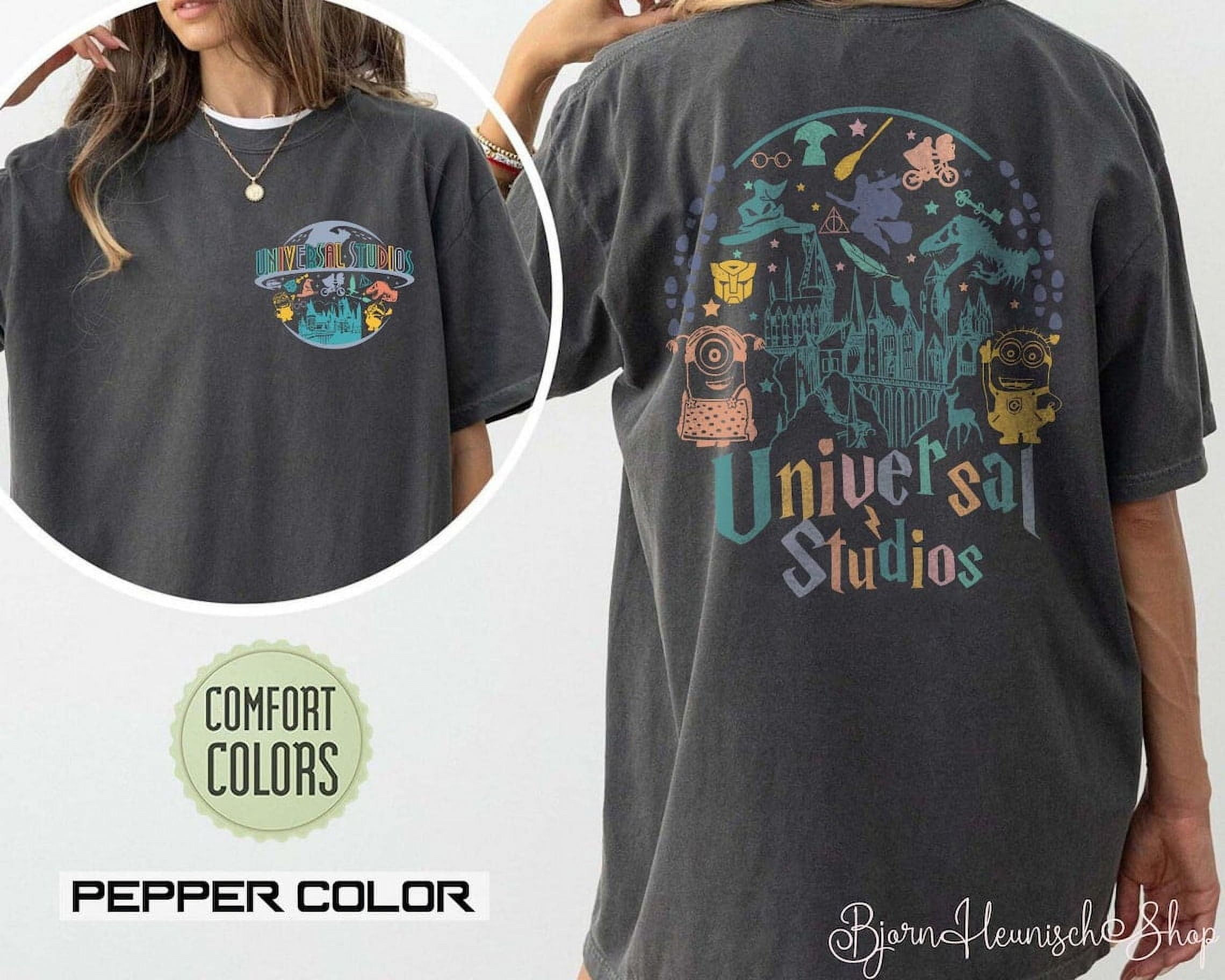 Universal Studios Two-Sided Comfort Colors T-Shirt, Universal Studios ...