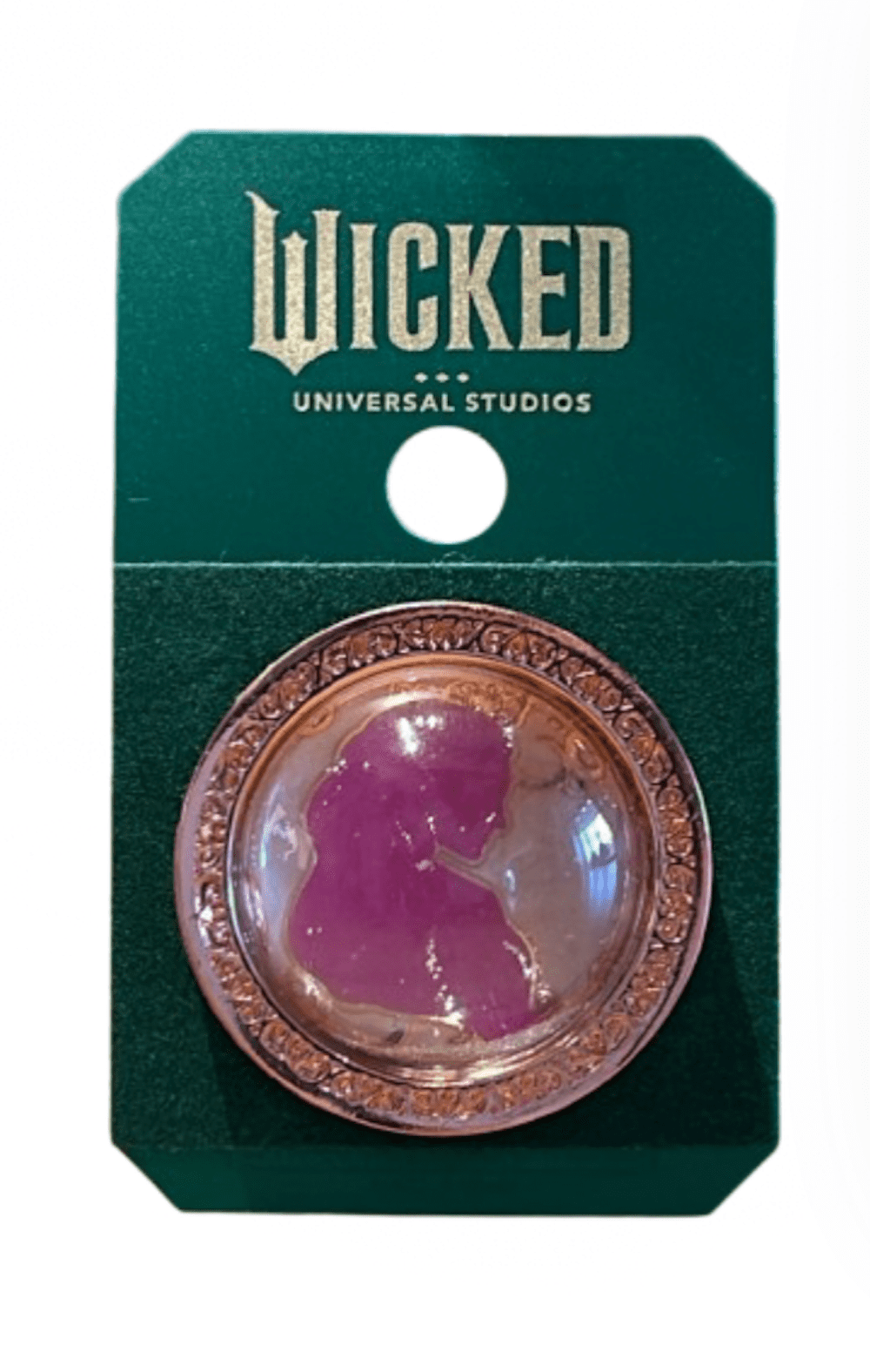 Universal Studios Wicked Movie Glinda Bubble Pin New with Card ...