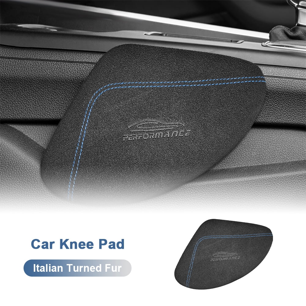 Universal Suede Car Leg Rest Knee Cushion Pad Driver's Car Interior ...