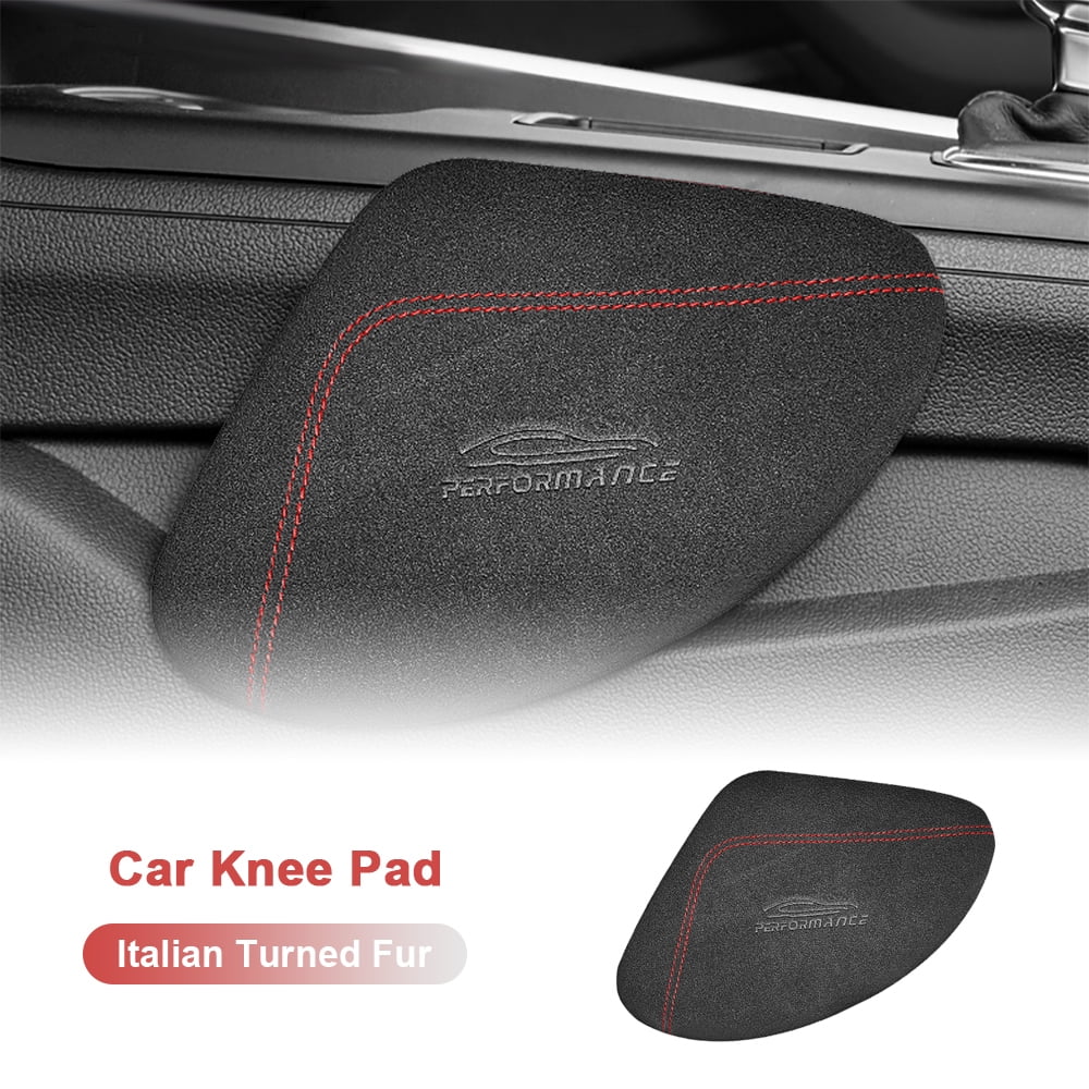 Universal Suede Car Leg Rest Knee Cushion Pad Driver's Car Interior ...