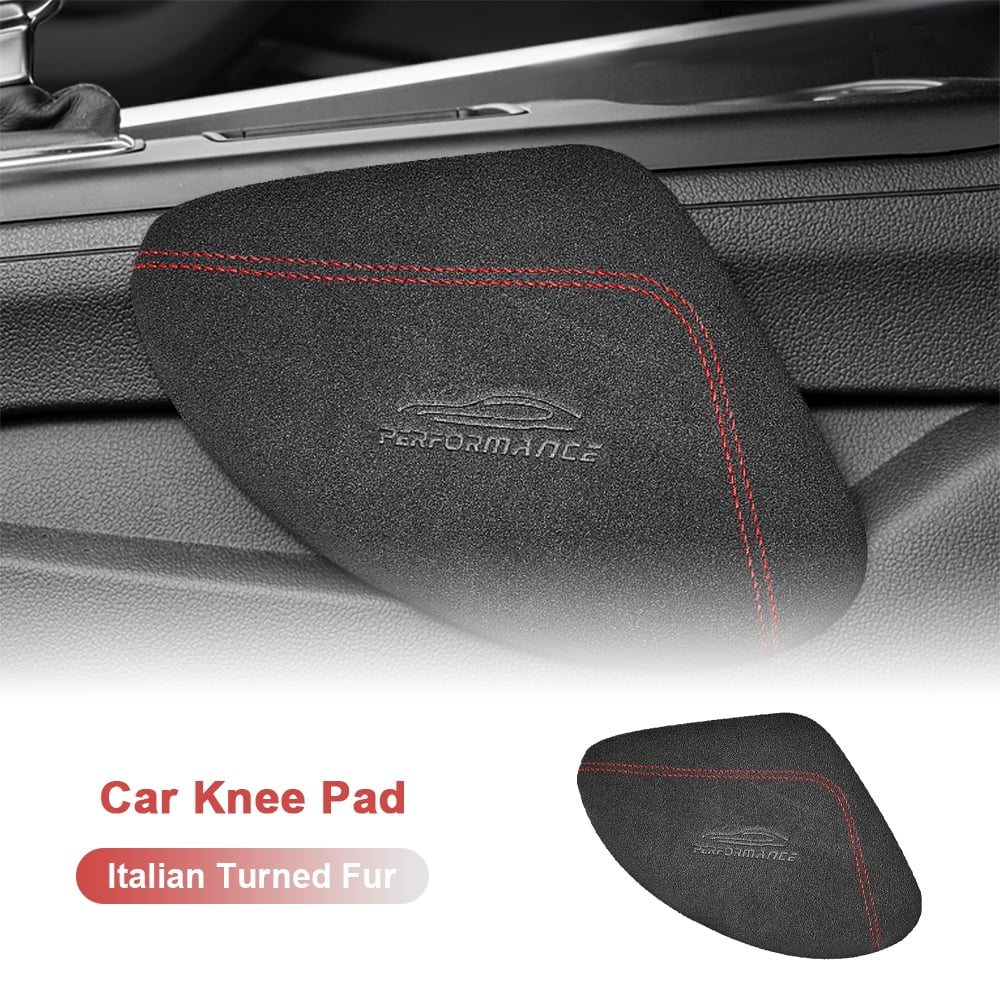 Universal Suede Car Leg Rest Knee Cushion Pad Passenger Seat Car ...