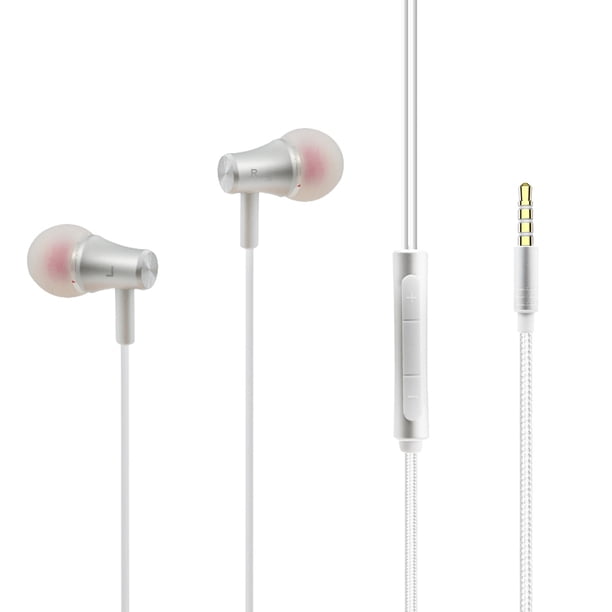 Universal Super Bass Earphone In White - Walmart Business Supplies