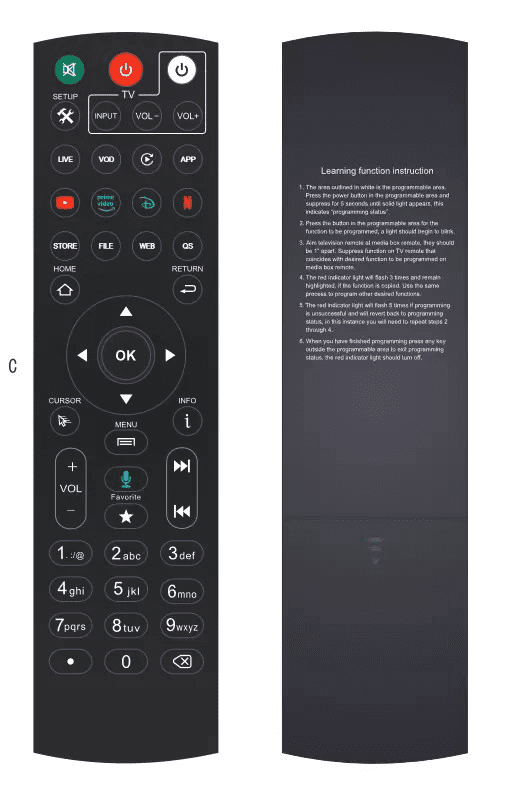 Universal Super Box Bluetooth, Voice Command Remote Control Compatible ...