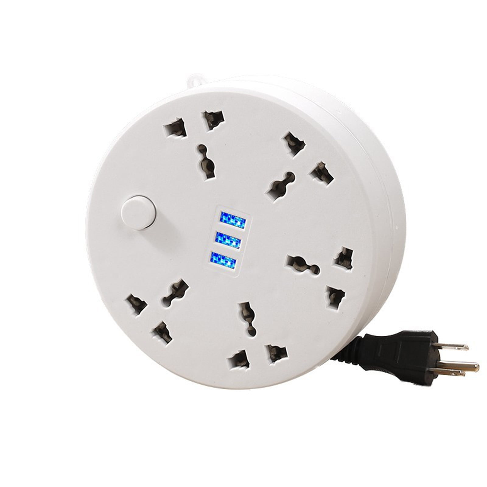 Universal Surge Protector Power Strip - UK/US/HK Outlet Compatibility ...