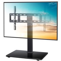 Gymax Mobile TV Stand for 32''-75'' LCD LED Flat Screen TVs up to 110 ...