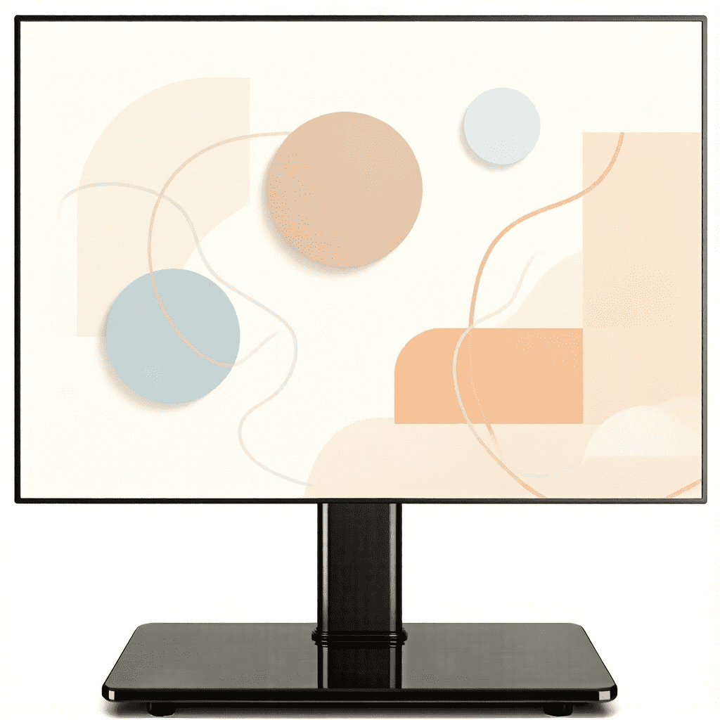Universal Swivel Table Top TV Stand, Height Adjustable Mount with ...