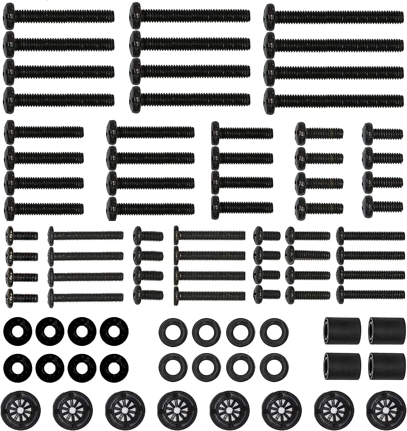 Universal TV Mounting Hardware Kit Set Includes M4 M5 M6 M8 TV Screws ...