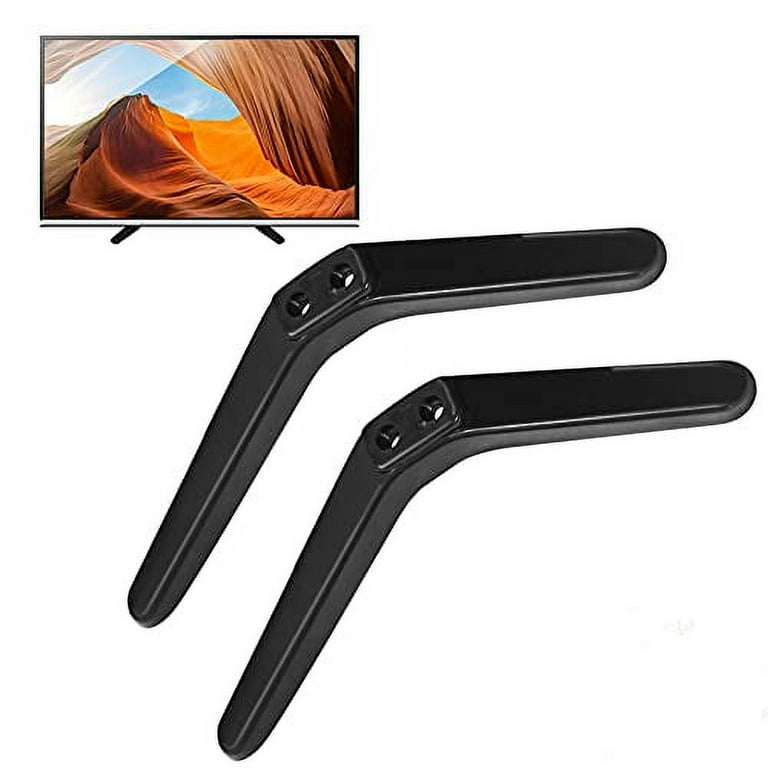 Universal TV Stand TV Pedestal Feet TV Stand Legs for 27 28 29 30 32 37 40 55in LCD LED OLED TCL LG KONKA Smart TV Black