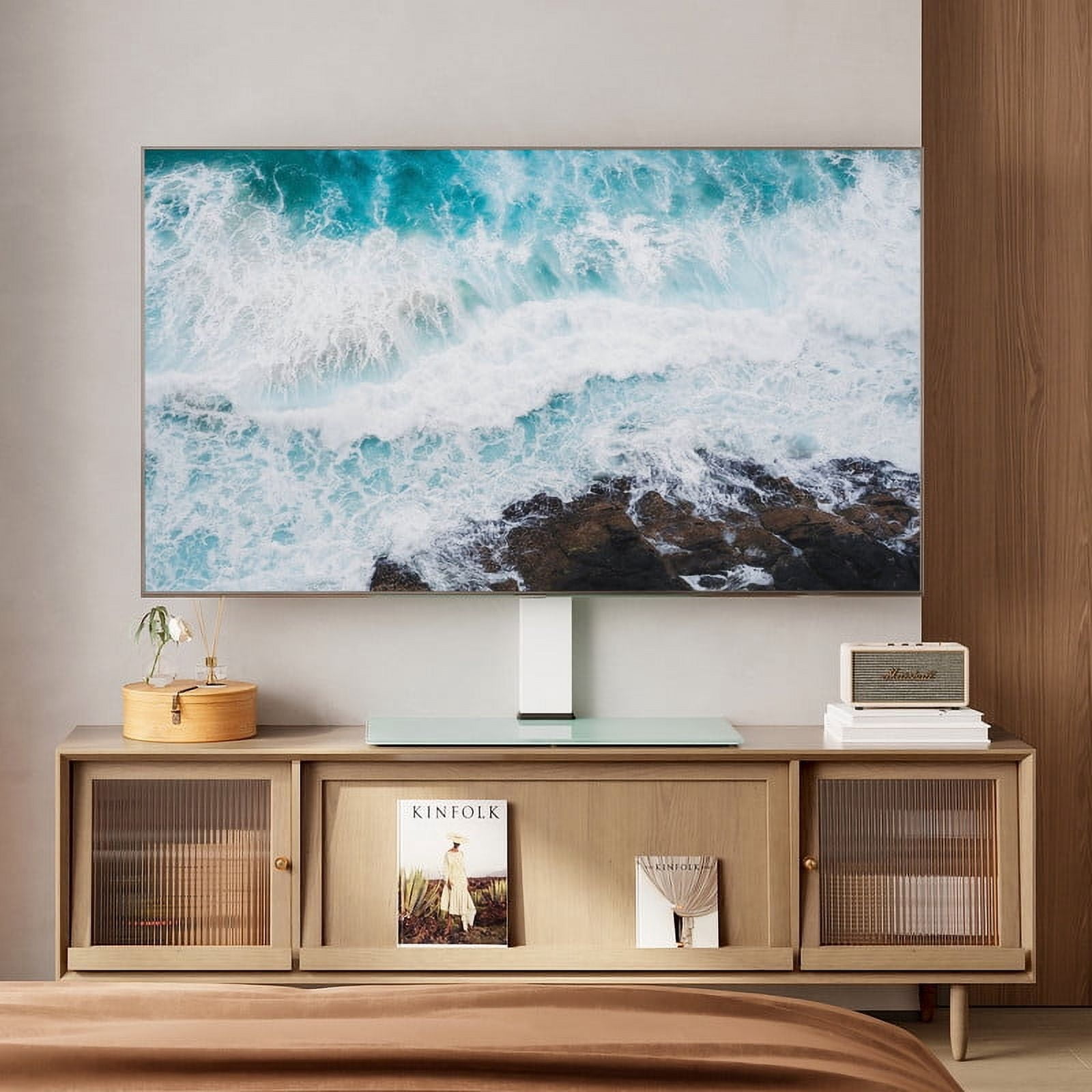 Universal Table Top TV Stand for 50-85 Inch TVs, Height Adjustable and ...