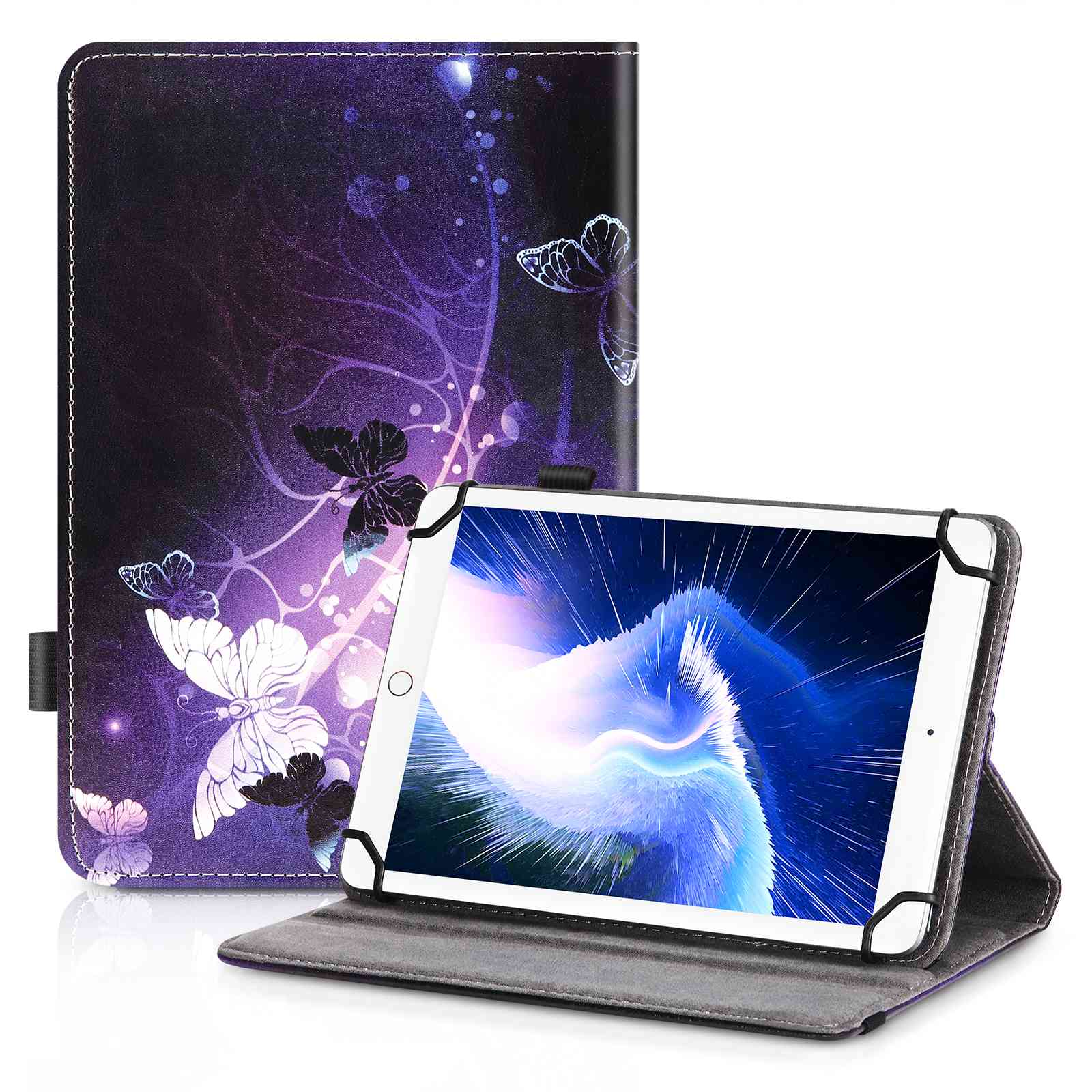Universal Tablet Case for 7-8 inch Tablet Stand Folio Case Protective ...