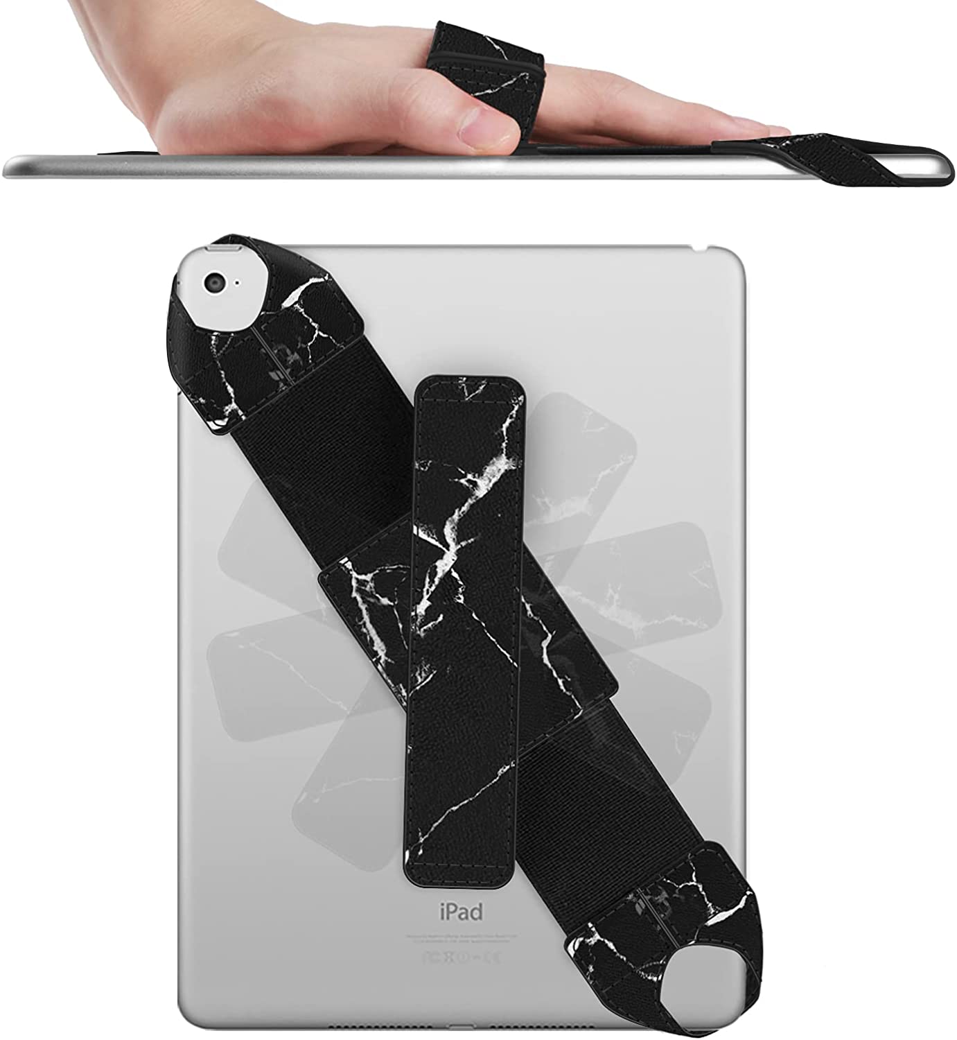 Universal Tablet Hand Strap Holder, Fintie 360 Degrees Swivel PU ...