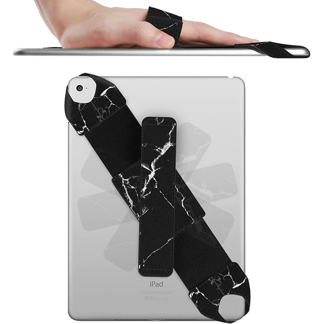 Universal Tablet Hand Strap Holder, Fintie 360 Degrees Swivel PU ...