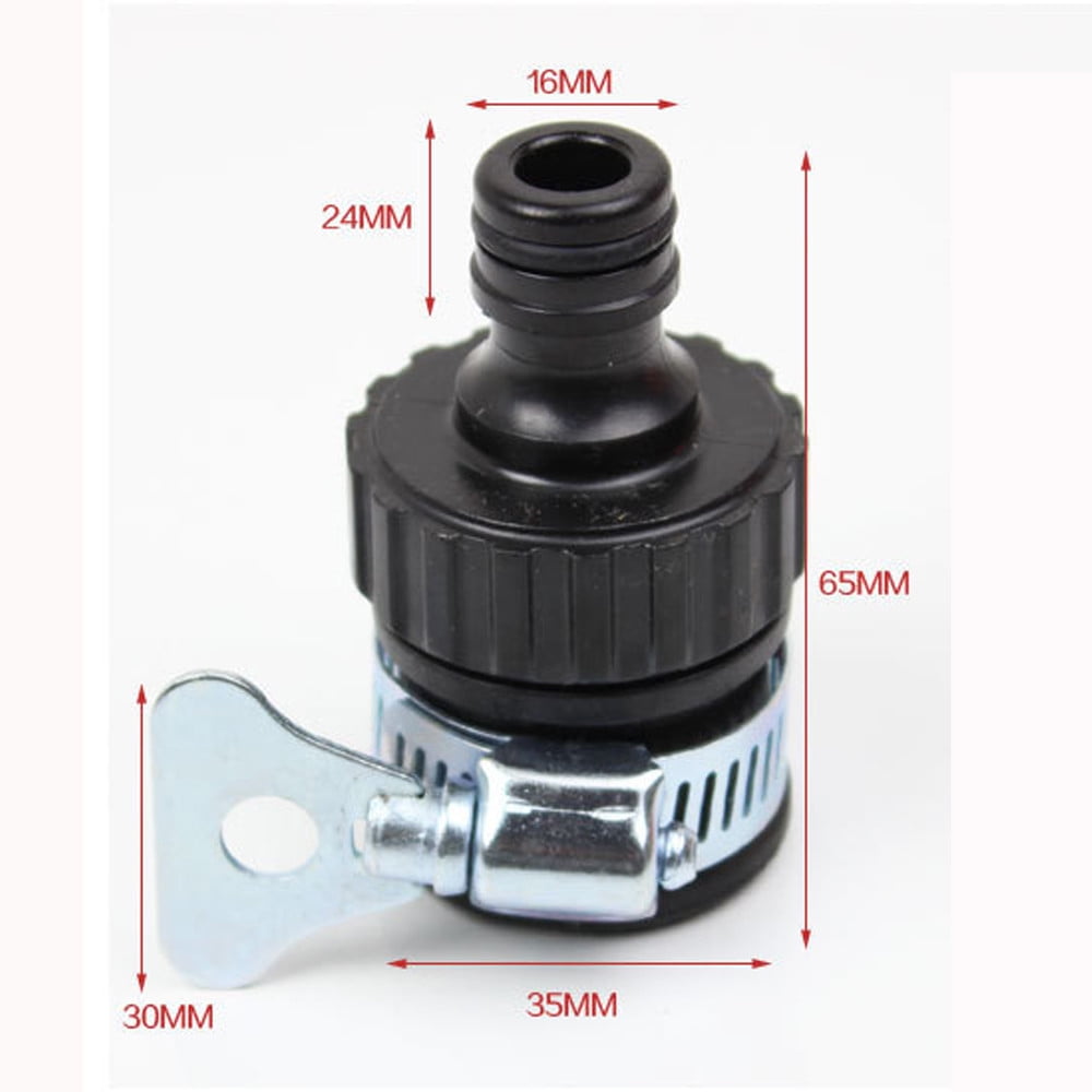Universal Tap Connector Adapter Mixer Kitchen Garden Hose Pipe Joiner ...