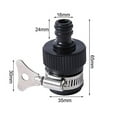 Universal Tap Connector Adapter Mixer Kitchen Garden Hose Pipe Joiner