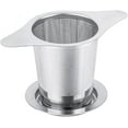 Universal Tea Infuser with Lid Stainless Steel Filter Fits Mugs Cups ...