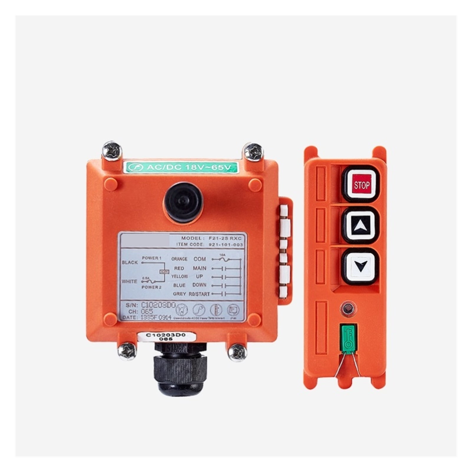 Universal Telecontrol Wireless Remote Control Switch 2 3 Single Speed ...