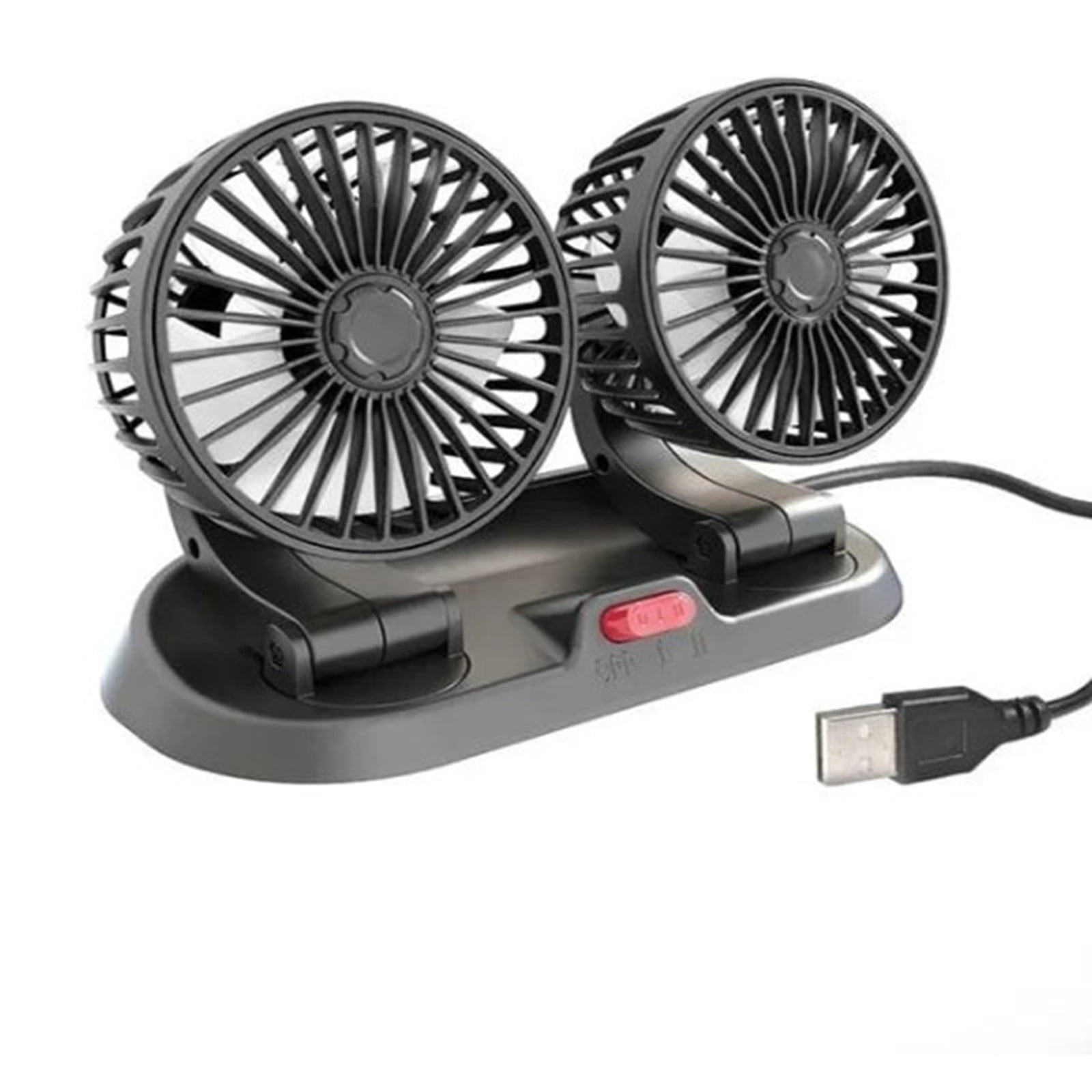 Universal Telescoping Rear Seat Car Fan with Flexible Rod for Vehicles ...