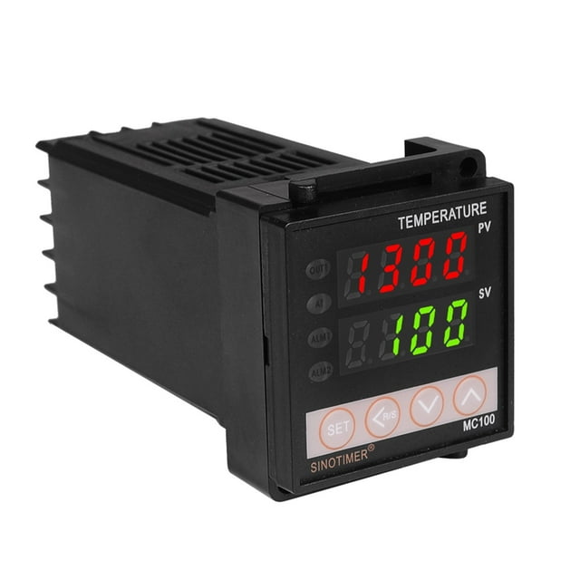 Universal Thermostat, Input PT100 K Thermocouple Digital PID Temperature Controller, Regulator ...