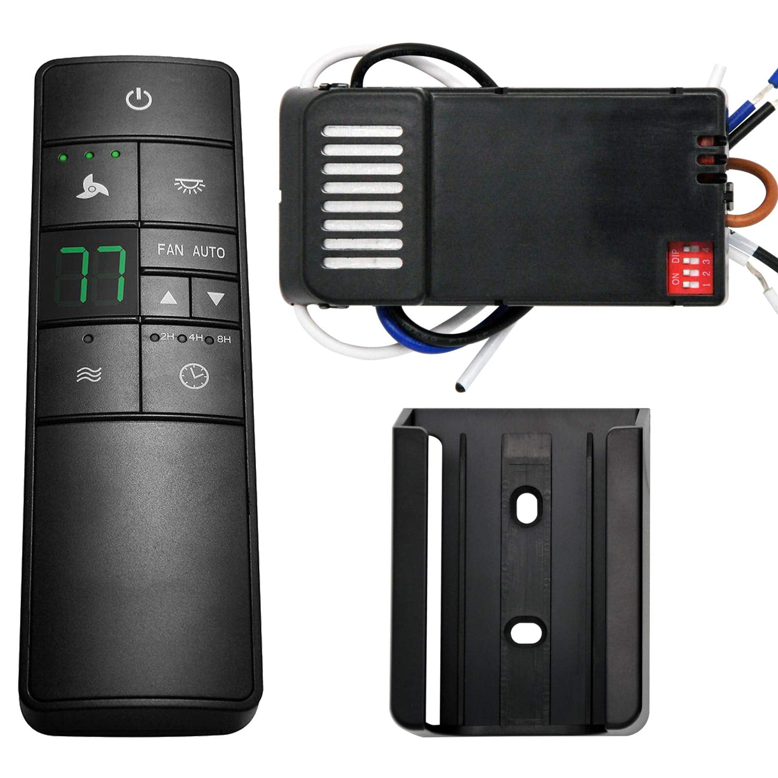 Universal Thermostatic Ceiling Fan Remote Control Kit with for Hampton ...
