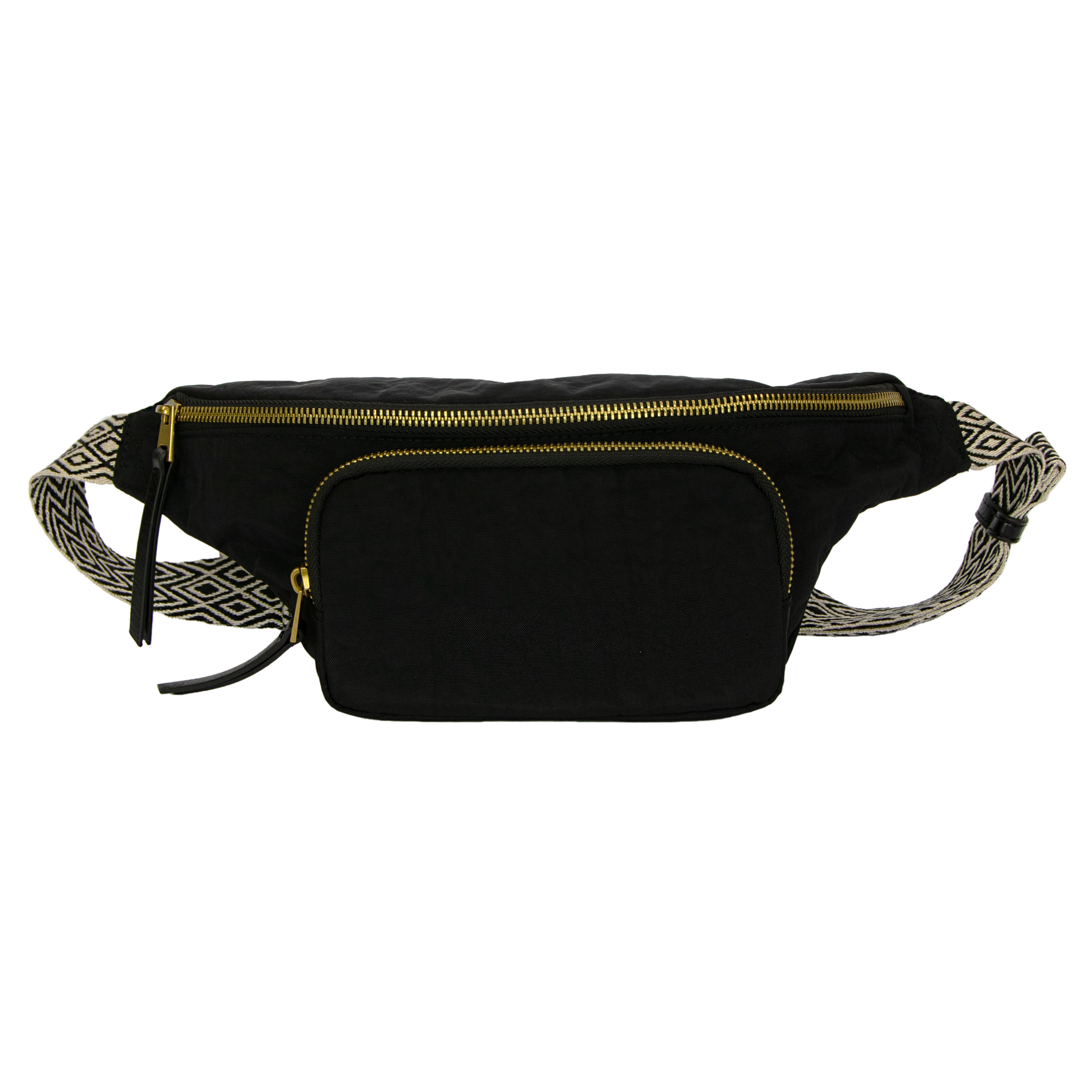 Universal Thread Nylon Casual Fanny Pack in Black - Walmart.com