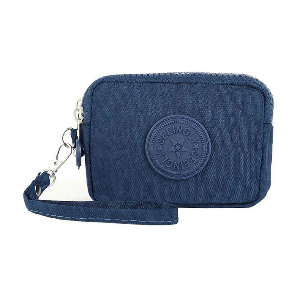 Universal Three Layers Large Capacity Zipper Card Holder Wallet Purse ...