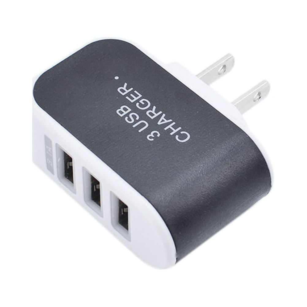 NOBRAND Multi USB Wall Charger, 3 Ports, 3.1A Fast Charge, LED Light ...