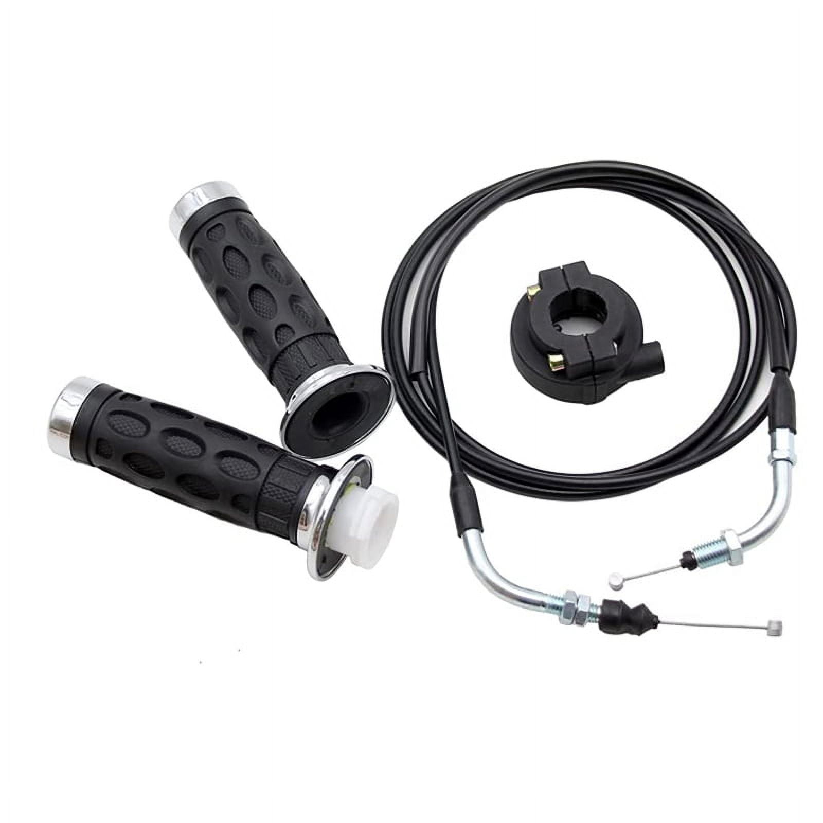 Universal Throttle Twist Grip Set with 78 inch Scooter Cable for 50Cc ...