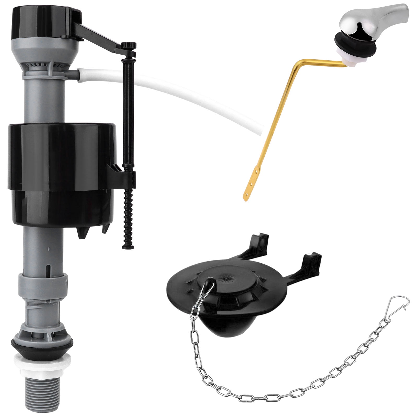 Universal Toilet Flusher Replacement Kit Toilet Flush Flapper Repair ...