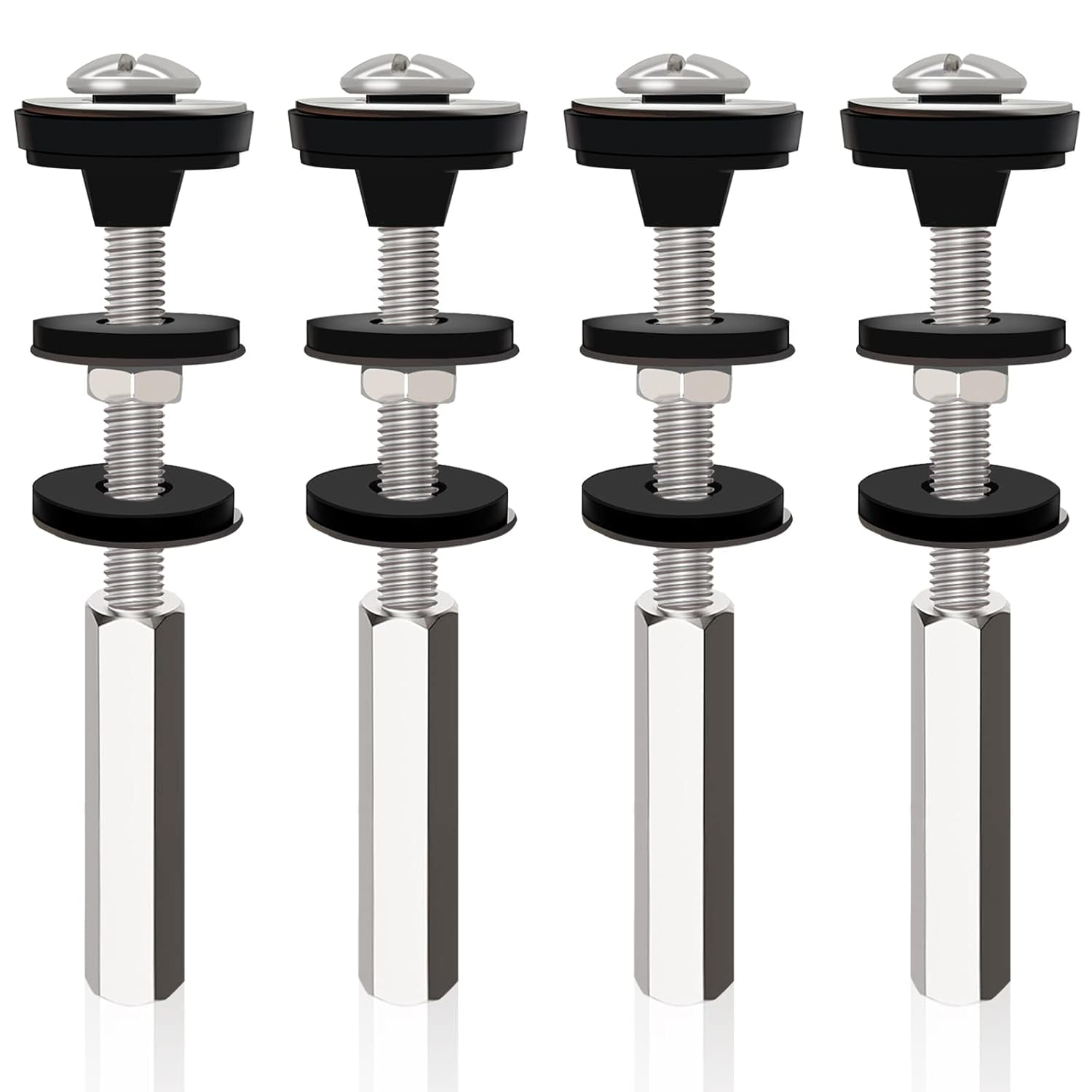 Universal Toilet Tank to Bowl Bolts Kit, Heavy Duty Toilet Bolts ...