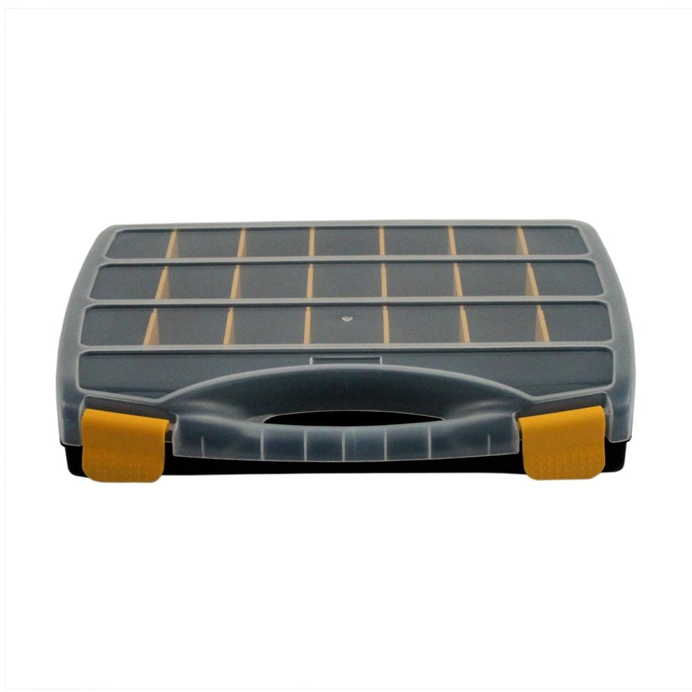 Universal Tool 23 Slot Tool Storage Container Compartment Bin Locking ...