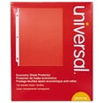 Universal Top-Load Plastic Binder Sheet Protectors, Economy, Letter ...
