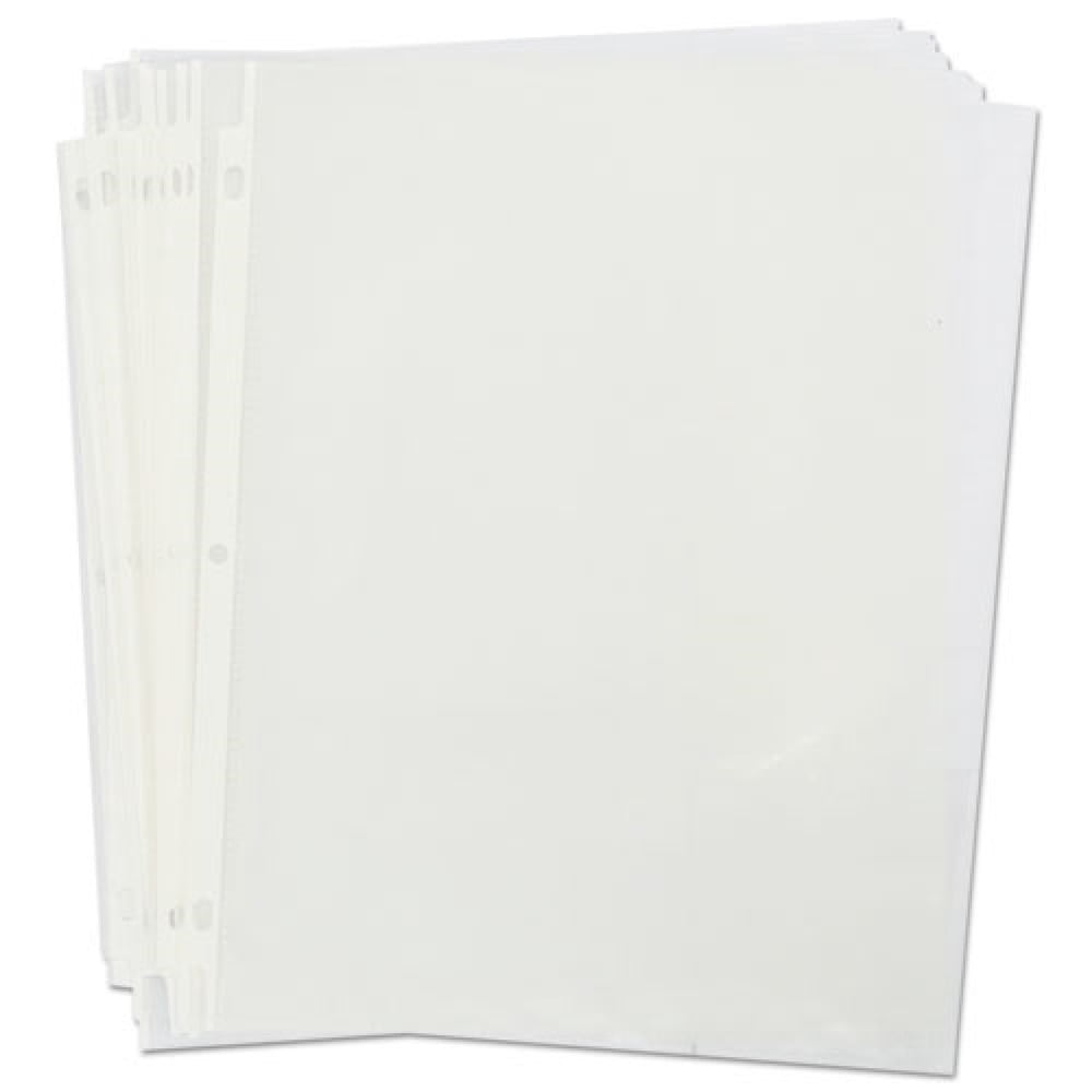 Universal Top-Load Poly Sheet Protectors, Nonglare, Economy, Letter ...
